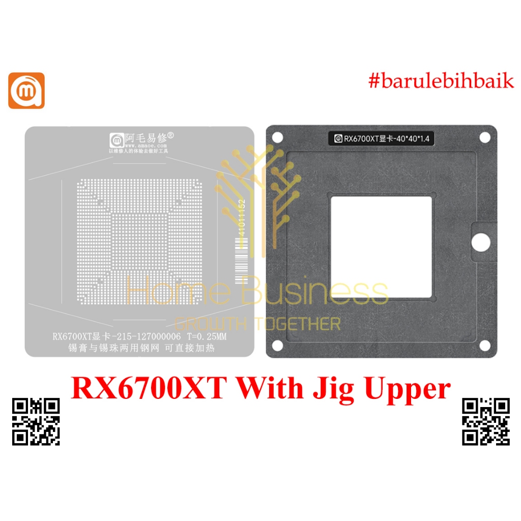 Amao ลายฉลุ BGA Reballing GPU AMD Radeon RX6700XT RX 6700 RX 6700 XT ...