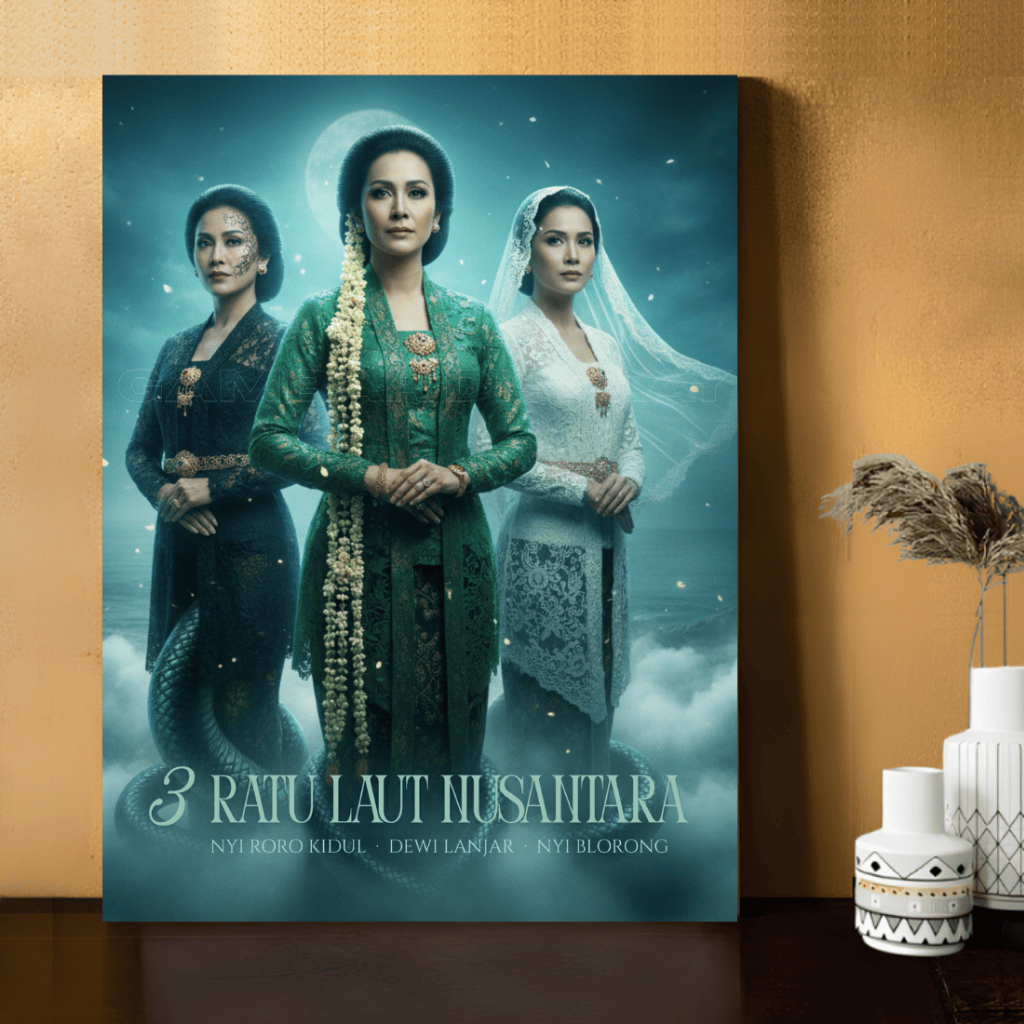 Nyi Roro Kidul Dewi Lanjar และ NYi Blrong โปสเตอร์ตกแต่งผนังโปสเตอร์ ...