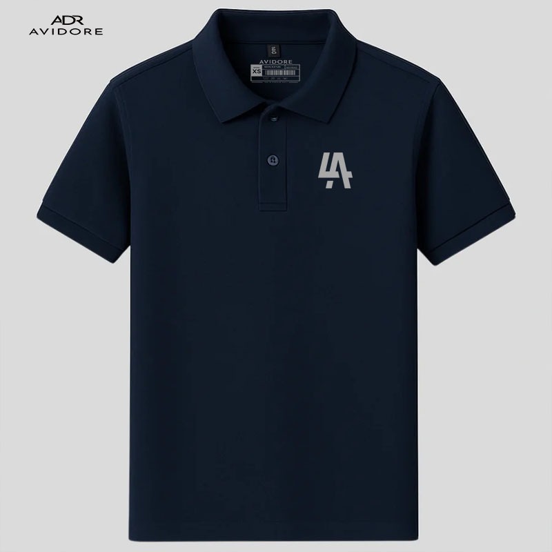 VIDORE - เสื้อโปโลแขนสั้นเท่ๆ - ชุดทํางาน unisex - โลโก้เรียบง่าย ...