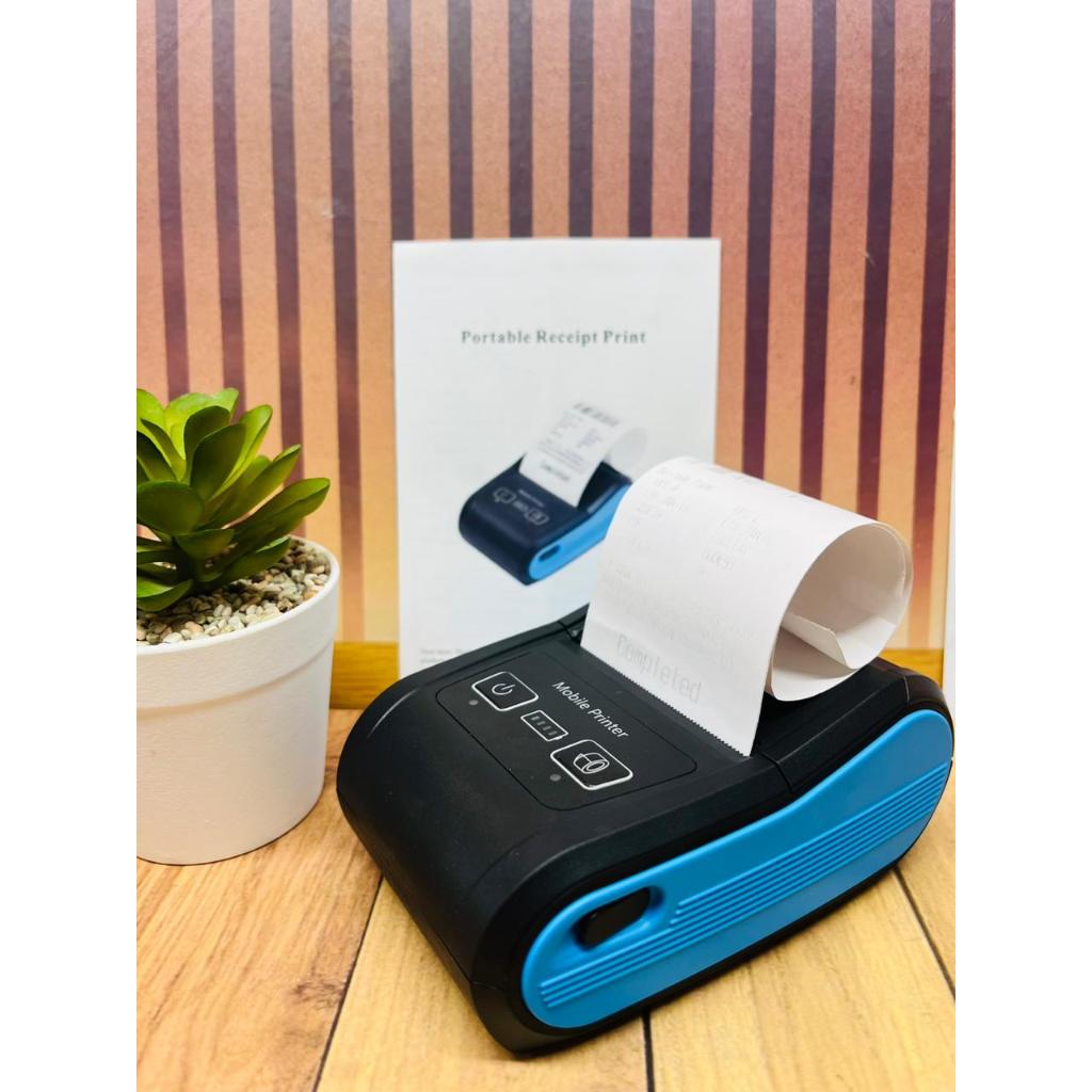 PORTABLE MINI BLUETOOTH PRINTER / กระดาษขนาดเล็กแบบพกพา BT PRINTER 58MM ...