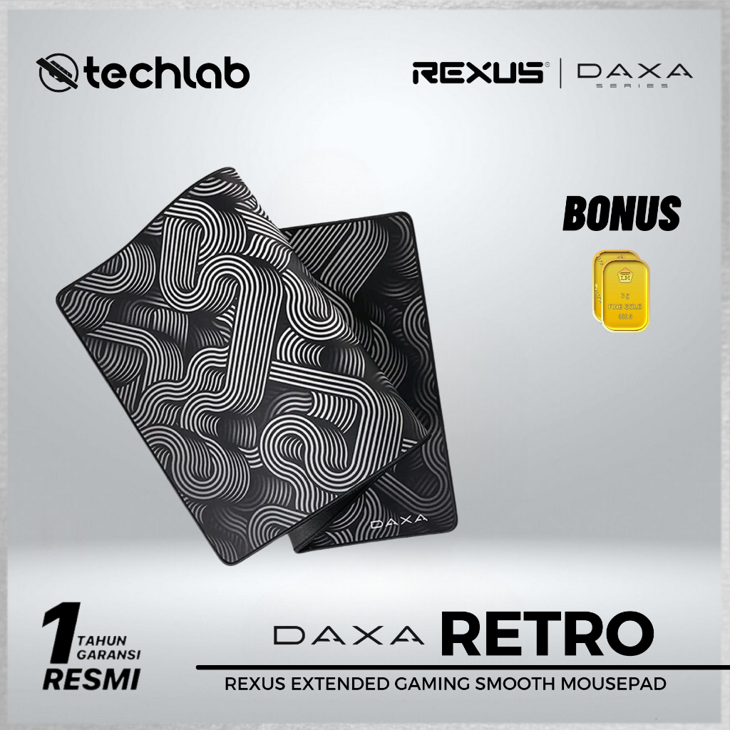 Rexus Daxa Retro Gaming Deskmat Mousepad / Pine Retro Desk Mat | Shopee ...