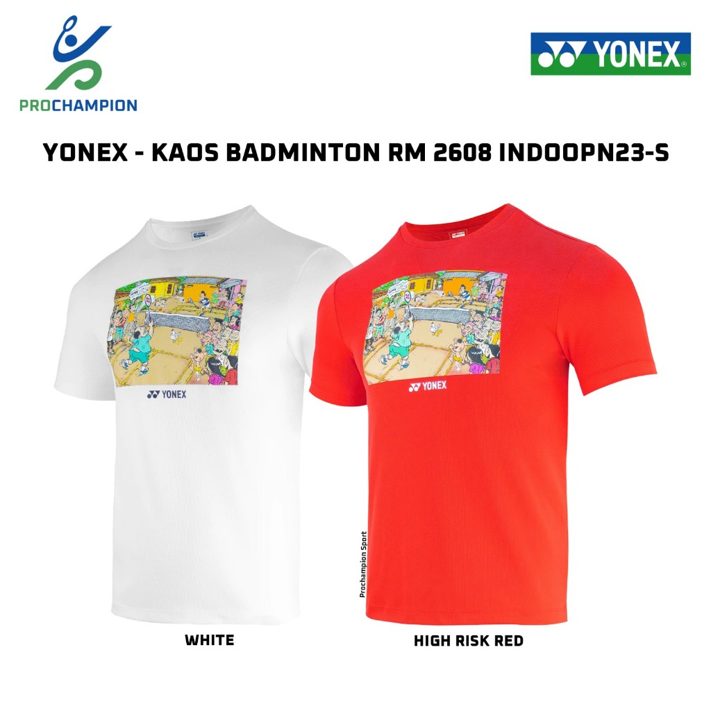 เสื้อแบดมินตัน Yonex RM 2608 INDOOPN23-S Series | Shopee Thailand