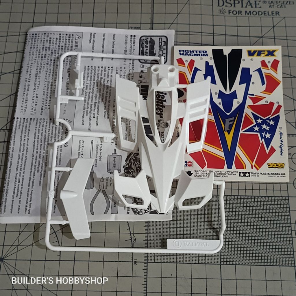 MESIN TAMIYA ENGINE BODY CUP + สติ๊กเกอร์ FIGHTER MAGNUM VFX STB STB UP ...