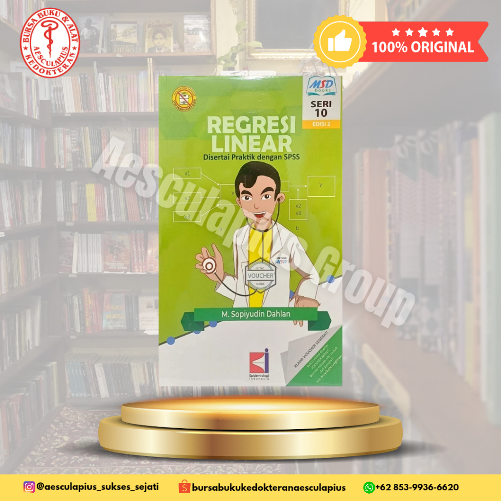 REGRESI LINEAR รับรองโดยฝึกปฏิบัติกับ SPSS Series 10 Ed. 2, SS | Shopee ...