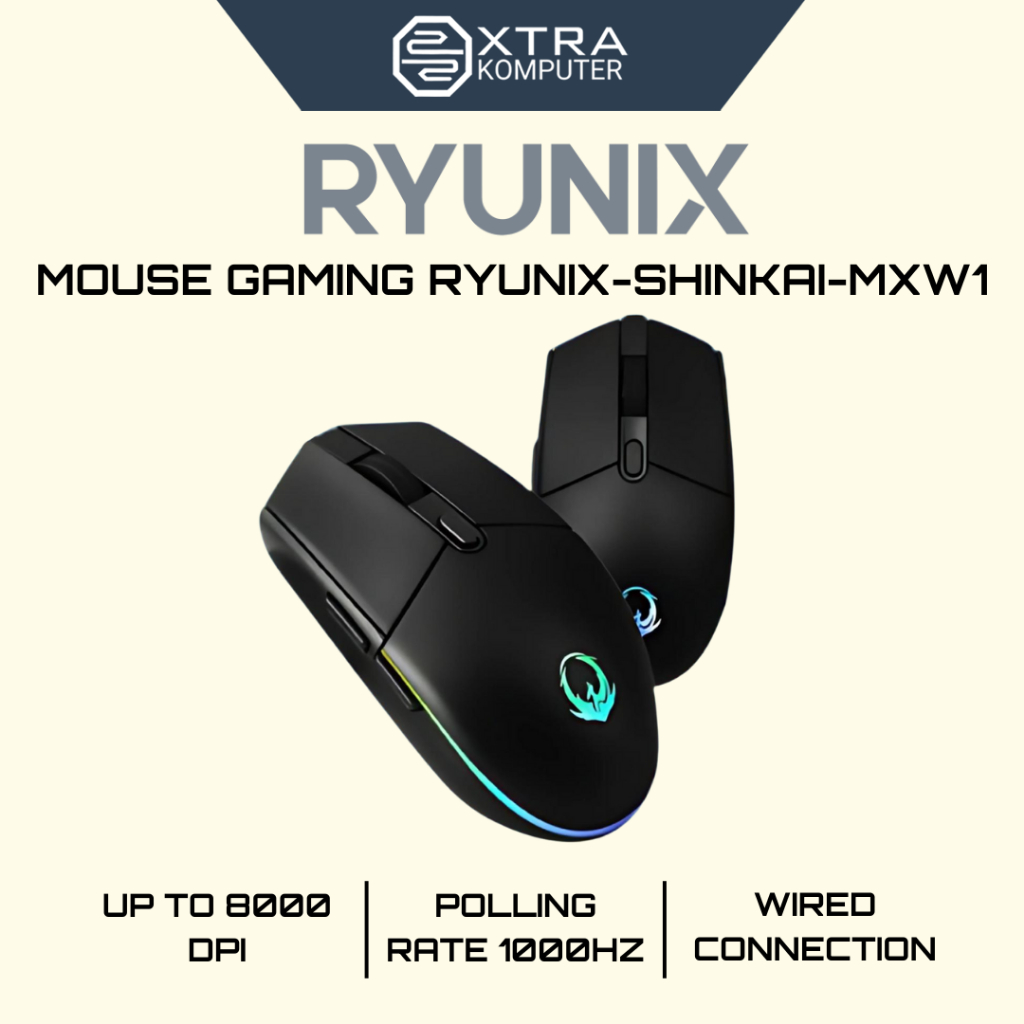 Sades Ryunix Shinkai MXW1 / MXW-1 Gaming Mouse / Wired / PAW 3327 ...