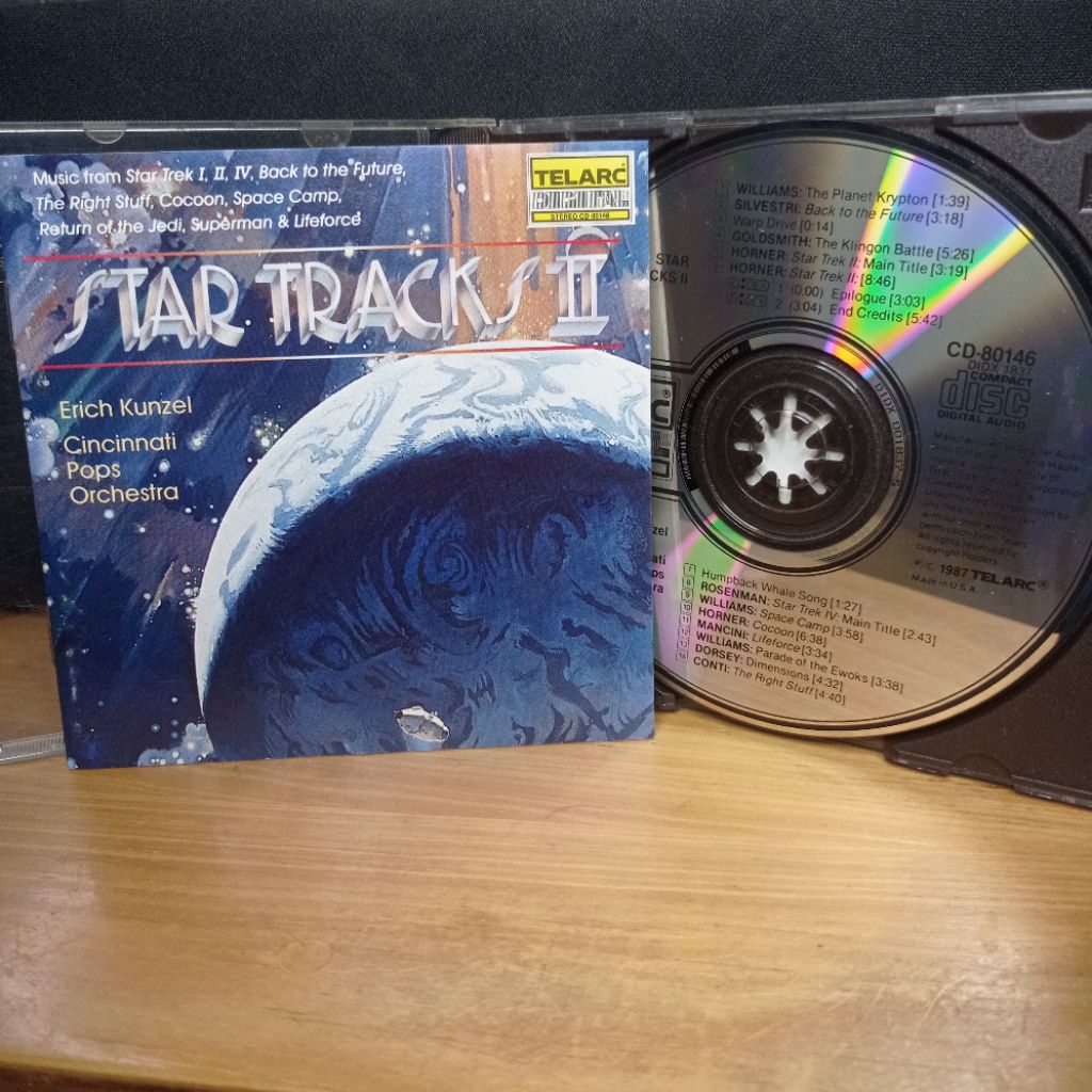 ซีดีต้นฉบับ Erich Kunzel Cincinnati Pops Orchestra Star Tracks II 2 ...