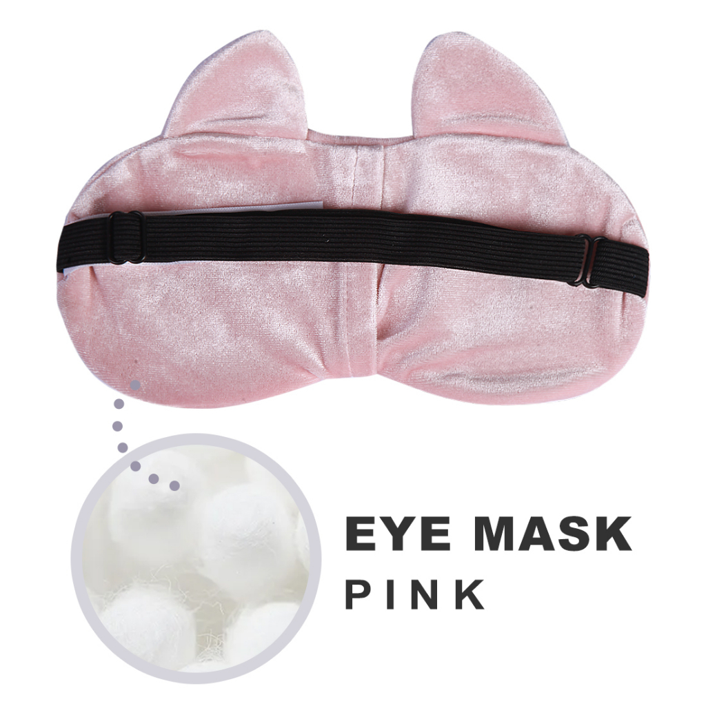 Mata Miniso Official Sleep Mask Unisex Patch หูแมวน่ารัก Eye Mask ...