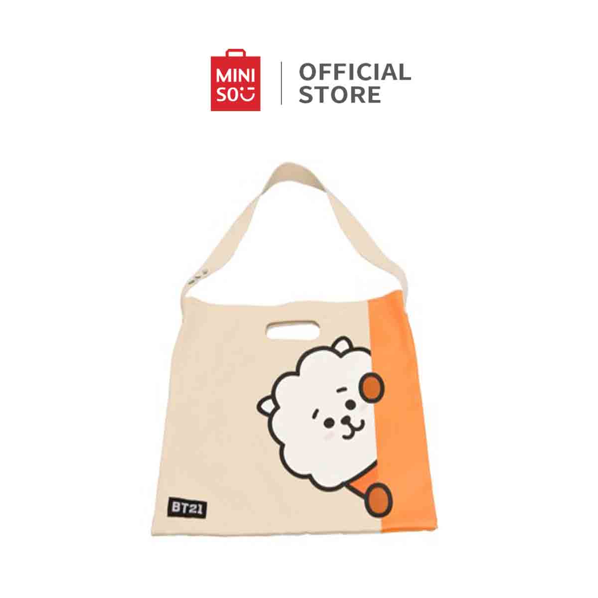Miniso x BT21 Collection กระเป๋าช้อปปิ้งกระเป๋าสะพายข้าง Casual Match ...