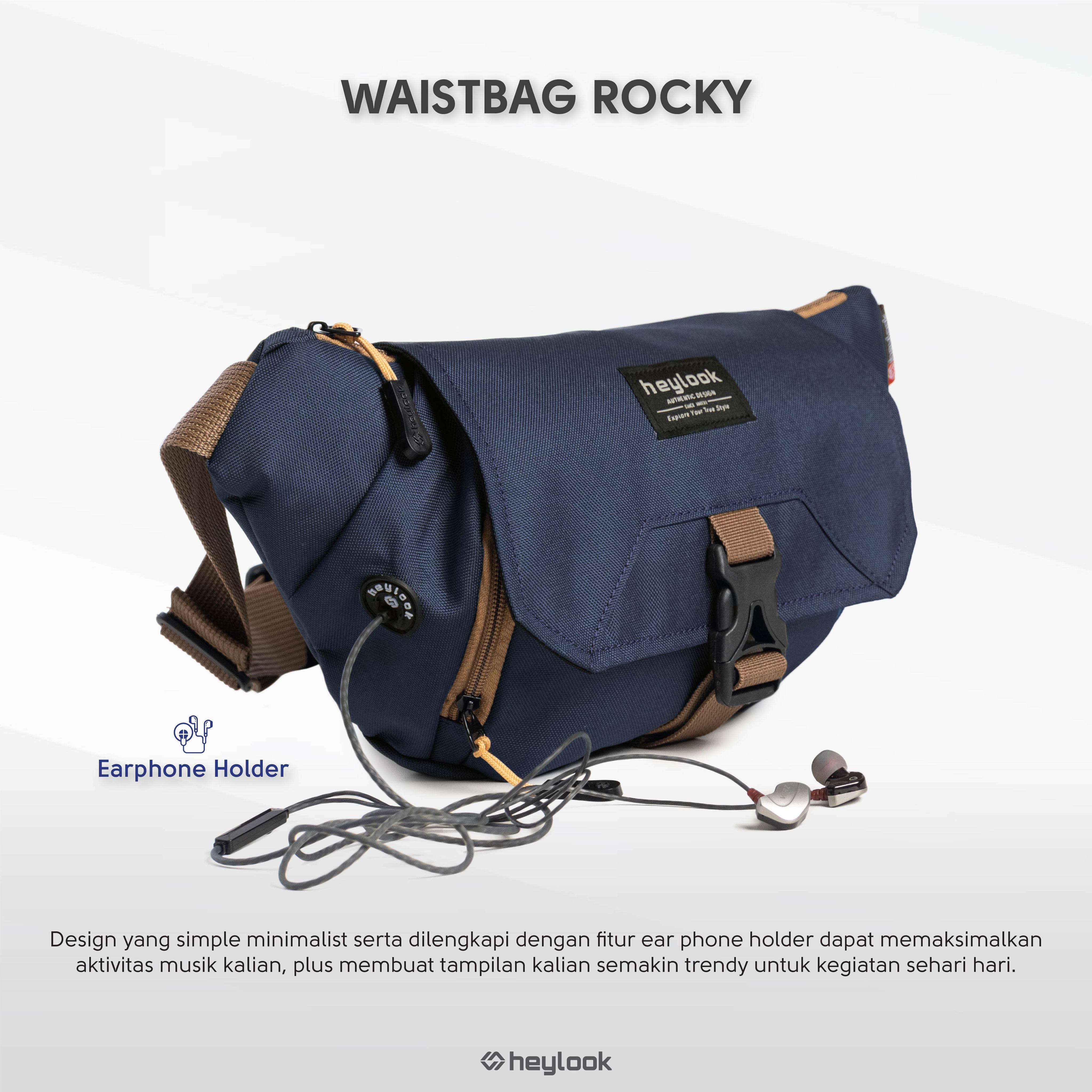 Heylook Official - ROCKY Mens Sling Bag Mens Bag Distro Sling Bag ...