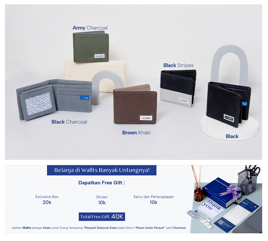 กระเป๋าสตางค์แบบพับได้ผ้าใบกันน้ําสําหรับผู้ชาย Wallts - Keio Polos | Shopee Thailand