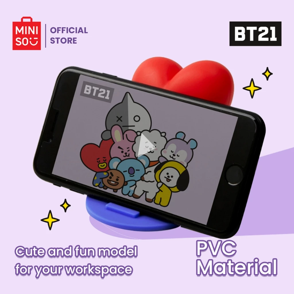 Miniso x BT21 Collection Phone Holder Ipad Phone Holder Stand Tablet ...