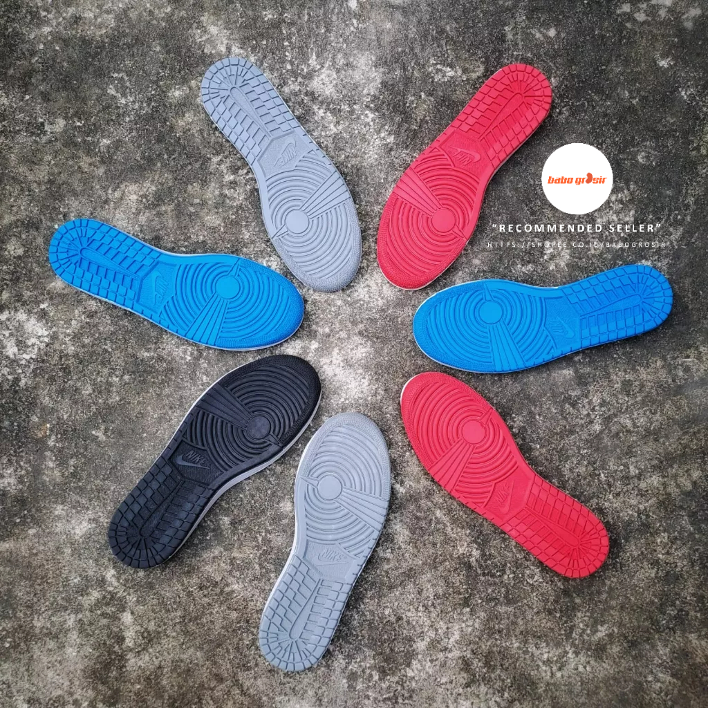 Outsole Nike Air Jordan 1 Retro Color และ Complete Size ขนาดเล็กและขนาด ...