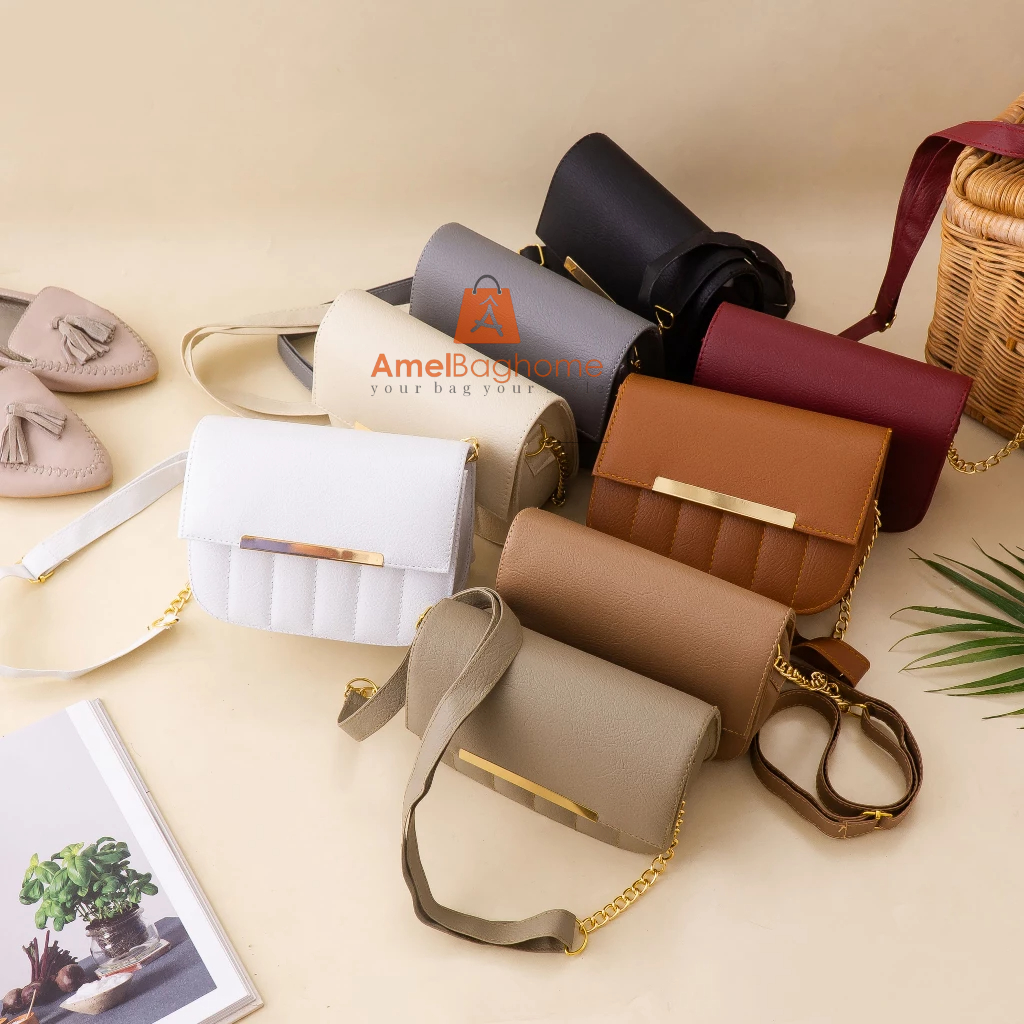 Tas Women - MICHELLE Premium - Slingbag - Tas Selempang Women (ฟรีกล่อง ...