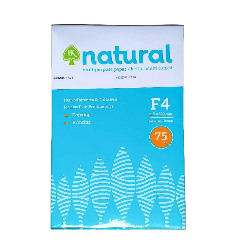 F4 Paper 75 gr Natural (Rim) | Shopee Thailand
