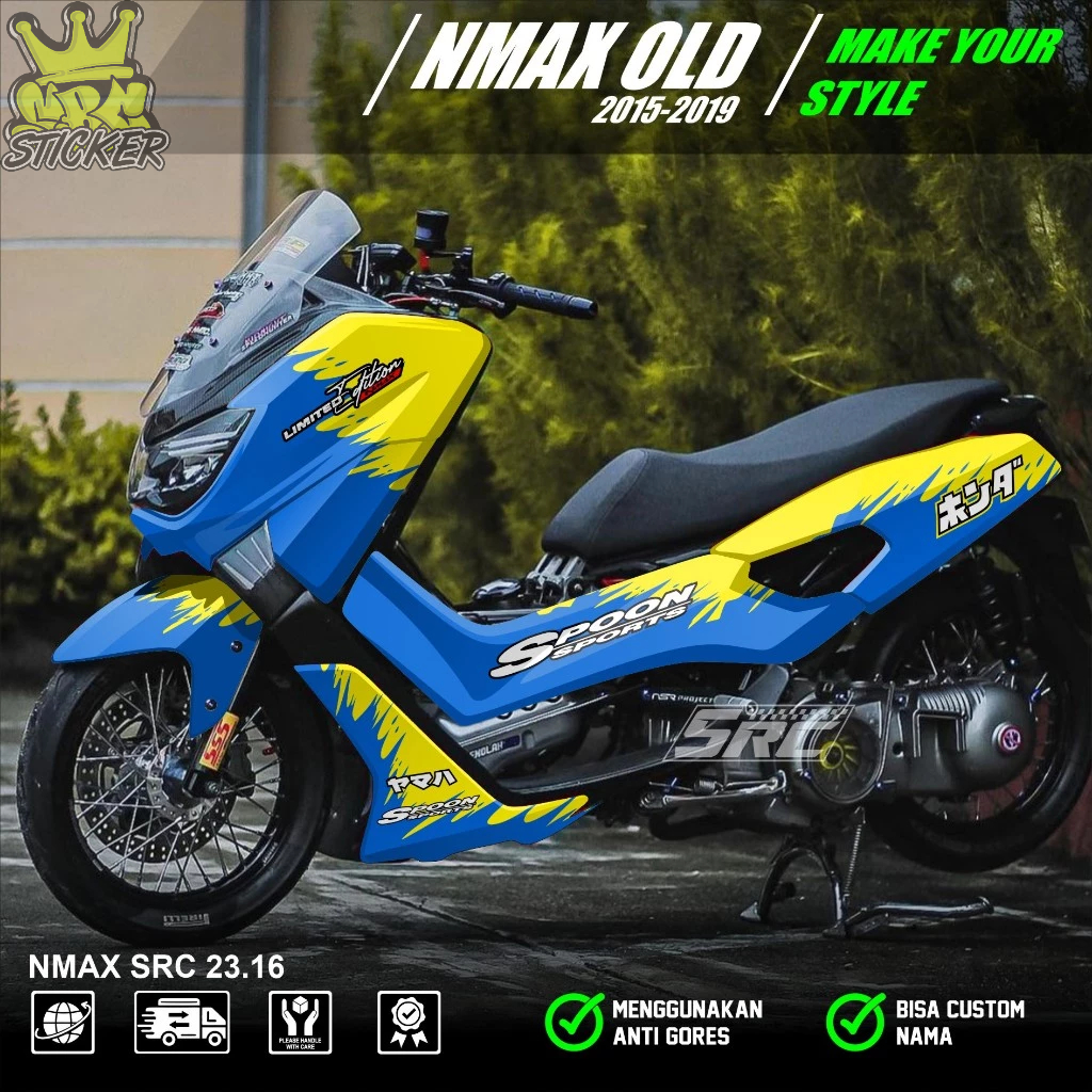 Terbaru สติกเกอร์รูปลอก แบบเต็มตัว ลาย Nmax Old Dekal Nmax 2016 2017 ...