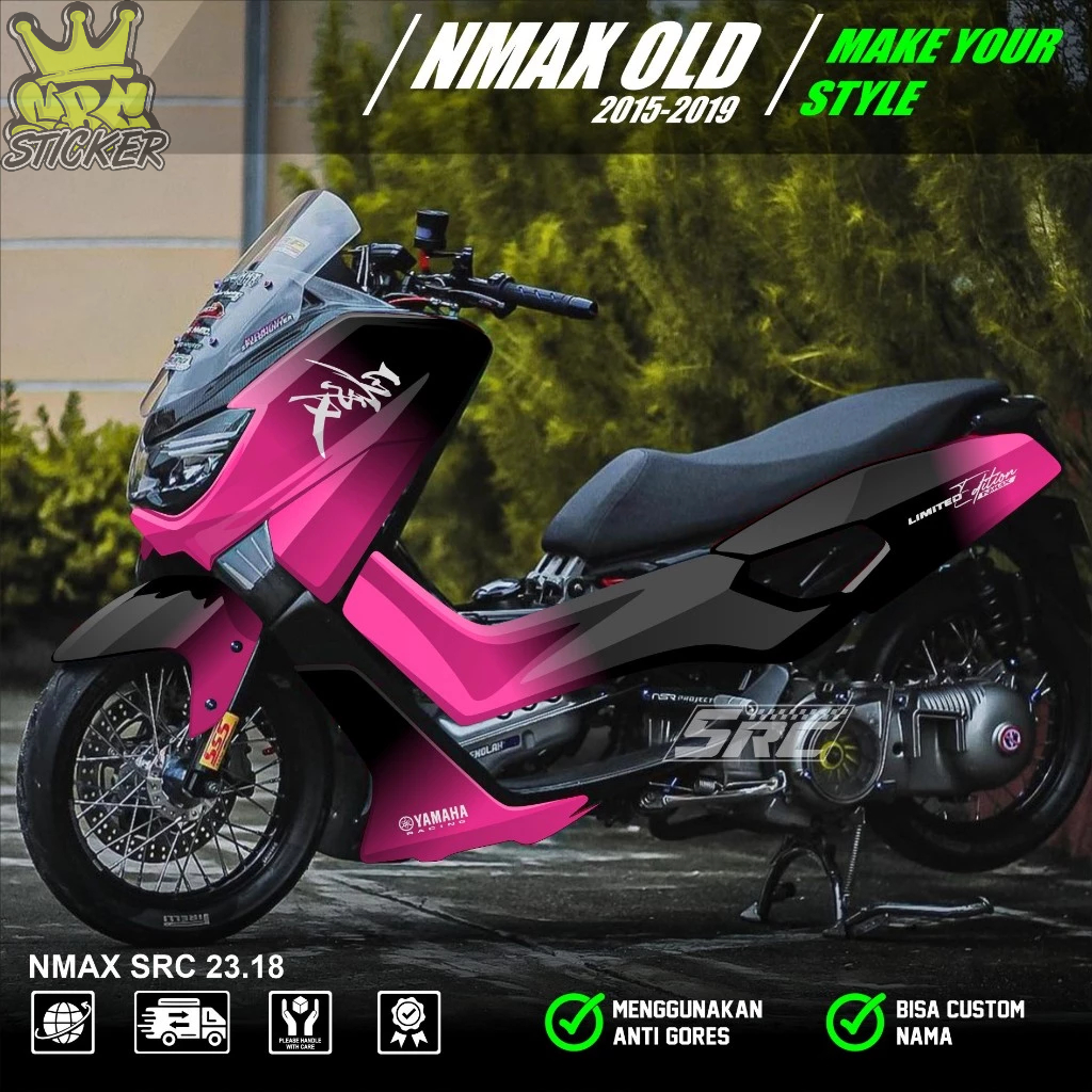 สติ๊กเกอร์รูปลอก Full Body Yamaha Nmax Old Lama 2016 2017 2018 2019 ...