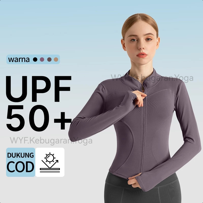 Matahari Anti-UV เสื้อแจ็คเก็ตผู้หญิง Sun Protection Jacket Airy Tracksuit UPF50 แจ็คเก็ต ...