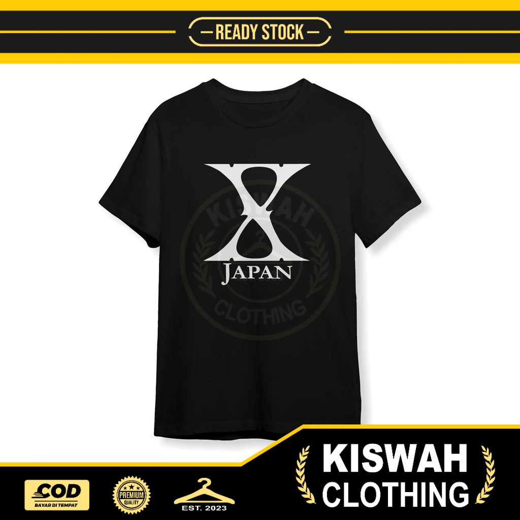 เสื้อยืด Band X Japan Logo Music Shirt | Shopee Thailand