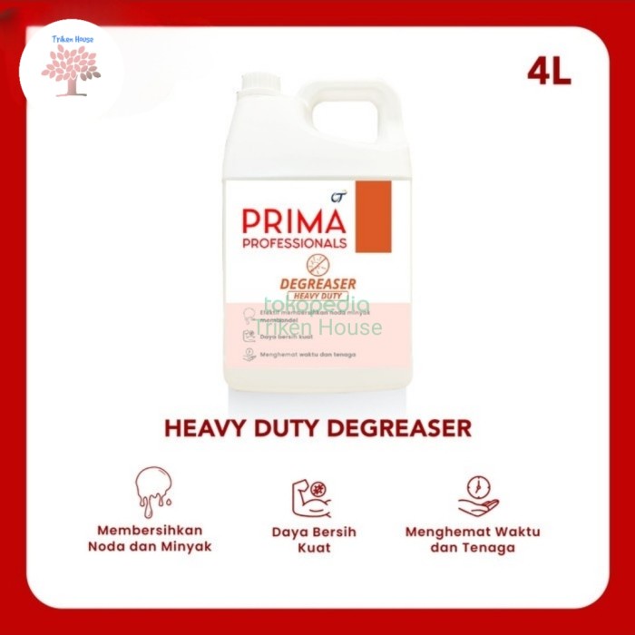 Prima Heavy Duty Degreaser บรรจุภัณฑ์ 4 ลิตร | Shopee Thailand