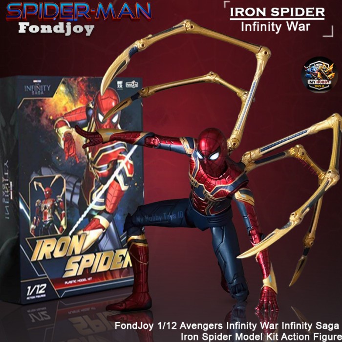 ฟิกเกอร์แอ็คชั่น SPIDERMAN SUPERHERO MARVEL AVENGERS INFINITY WAR IRON ...