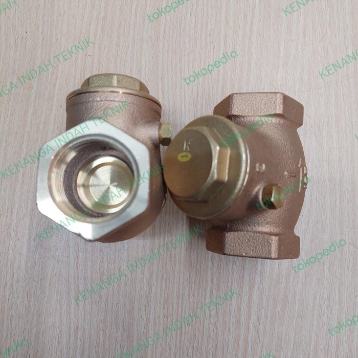 Bagus Check Valve Kitz 1" นิ้วทองเหลือง / Swing Check Valve Kitz ...