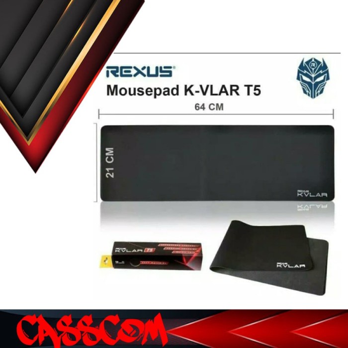 Rexus Kvlar T5 แผ่นรองเมาส์สําหรับเล่นเกม | Shopee Thailand