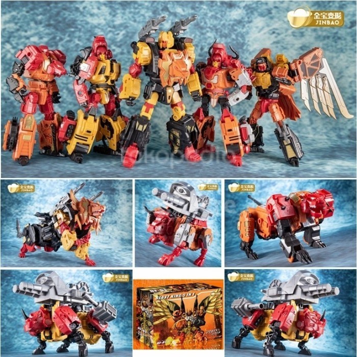 PREDAKING JINBAO CERAL REX MMC TRANSFORMERS COMBINATION READYY | Shopee ...