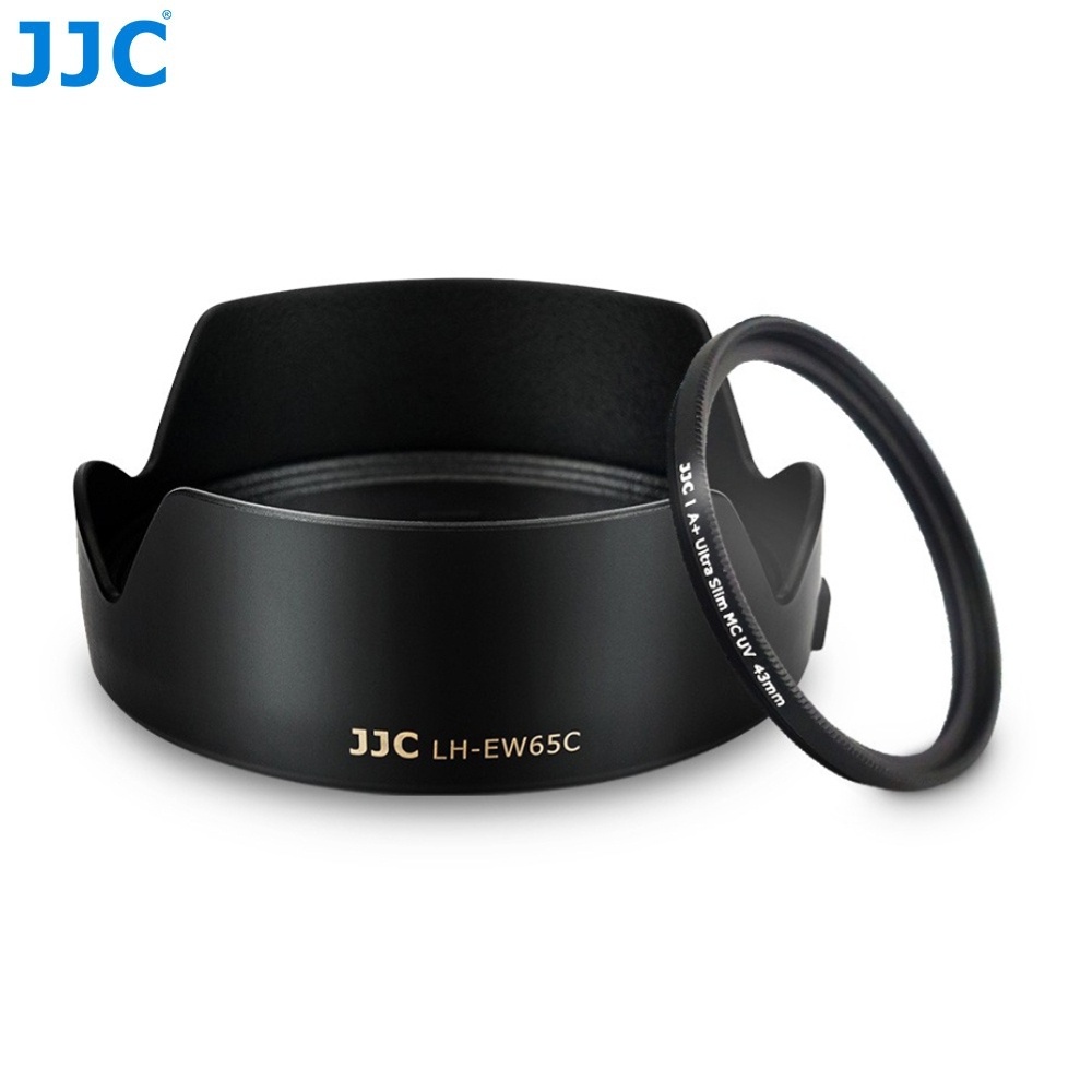JJC Lens Hood EW-65C ฝาครอบเลนส์กล้อง Canon RF 16mm F2.8 STM อุปกรณ์เสริมกล้อง LH-EW65C | Shopee ...