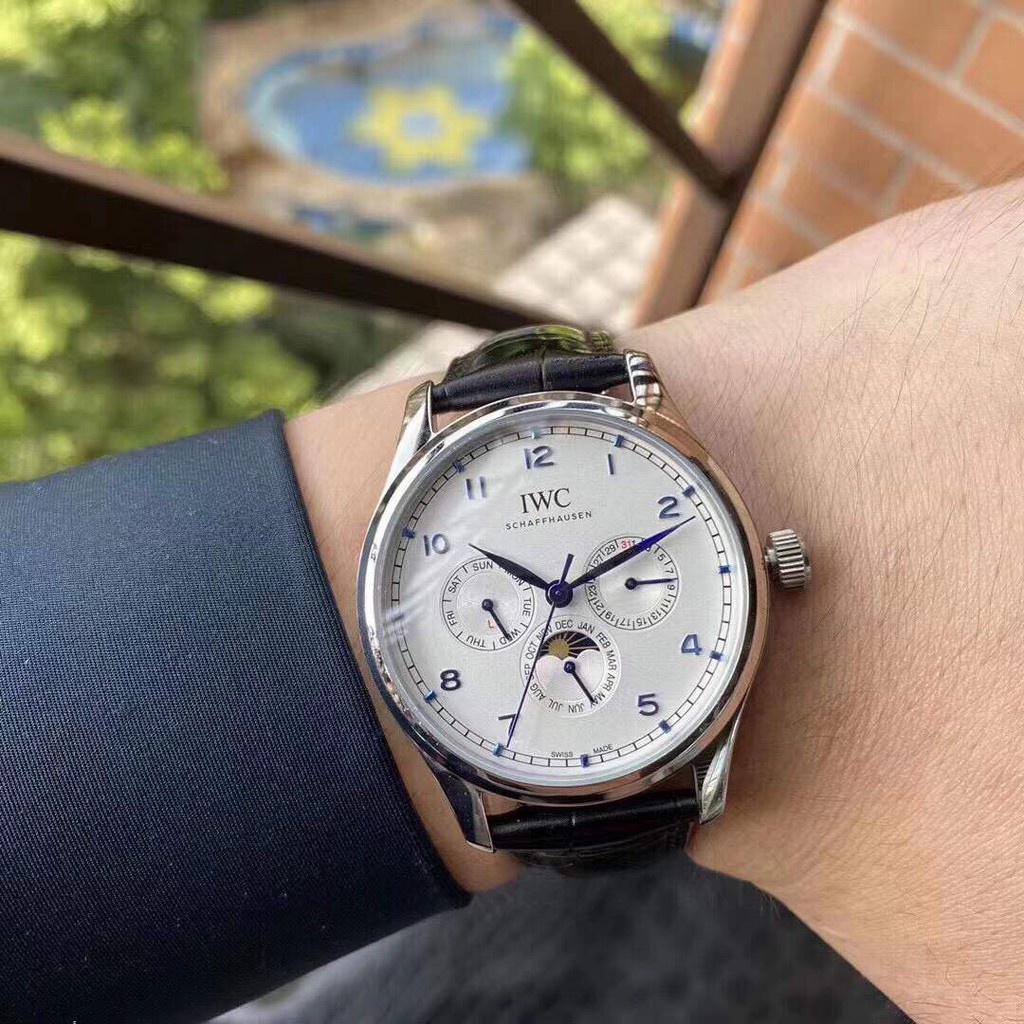 Iwc โมเดลโปรตุเกส ซีรีส์ IW344202 นาฬิกาข้อมือ ปฏิทิน | Shopee Thailand