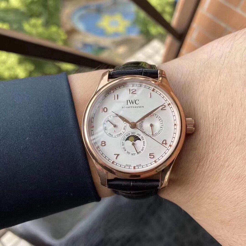 Iwc โมเดลโปรตุเกส ซีรีส์ IW344202 นาฬิกาข้อมือ ปฏิทิน | Shopee Thailand