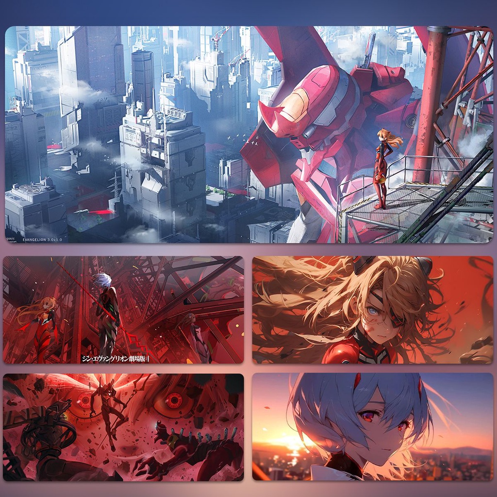 [700 * 300] EVA Evangelion แผ่นรองเมาส์ ขนาดใหญ่ หนา ซักทําความสะอาดได้ ...