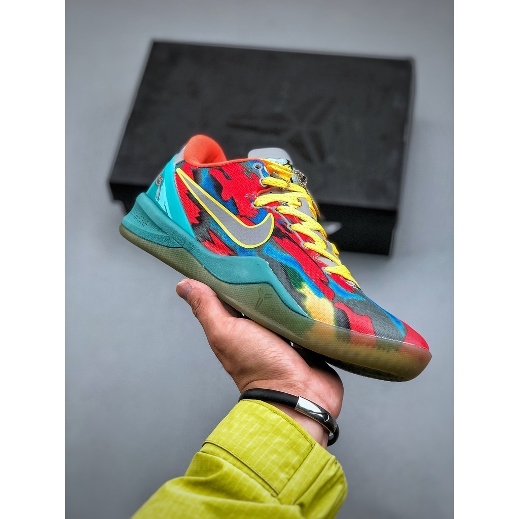 Nike Kobe 8 What The Kobe air zoom รองเท้าบาสเก็ตบอล กันลื่น ดูดซับแรง ...