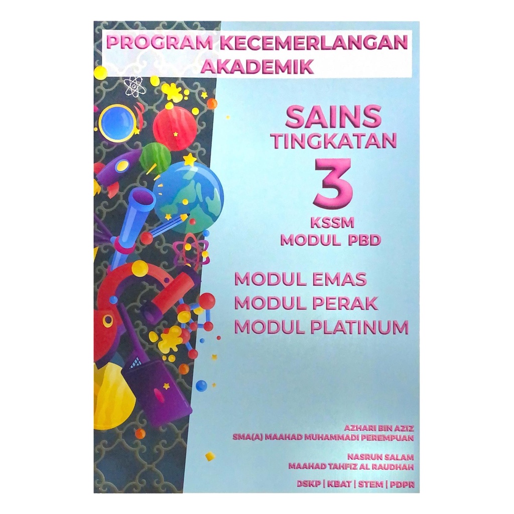 โมดูลกิจกรรมวิทยาศาสตร์ Form 3 (KSSM PBD Module) | Shopee Thailand