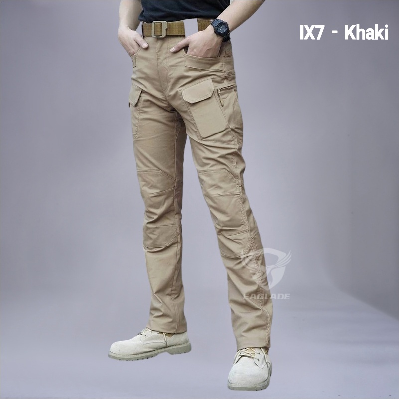 กางเกงคาร์โก้ผู้ชาย IX9/IX7 S-3XL กระเป๋าหลายช่อง กันน้ำ ทนต่อการขีดข่วน ทนต่อการฉีกขาด ทนต่อมีด ...