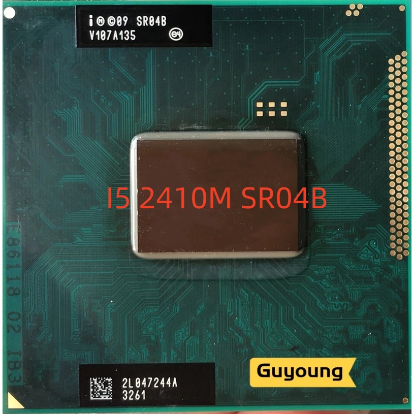 โปรเซสเซอร์ Core i5-2410M i5 2410M SR04B 2.3 GHz แบบ Dual-Core Quad-Thread 3M 35W Socket G2 ...