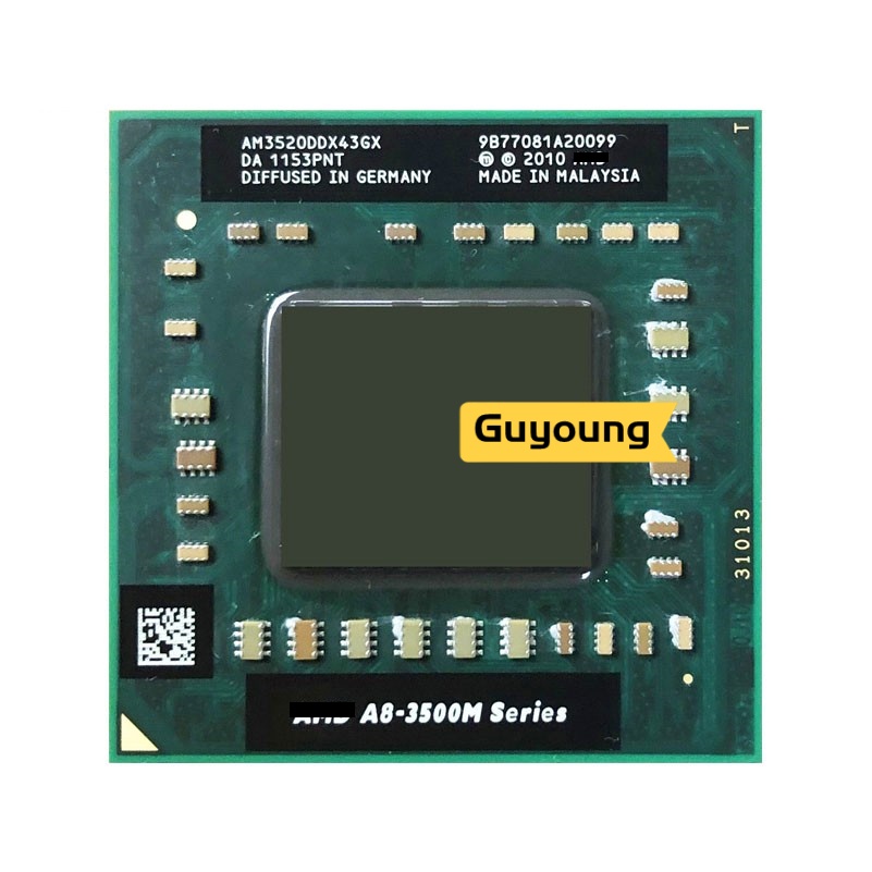 Laptop CPU A8 3520M A8-3520m Socket FS1 CPU 4M Cache 1.6GHz/Quad-Core ...