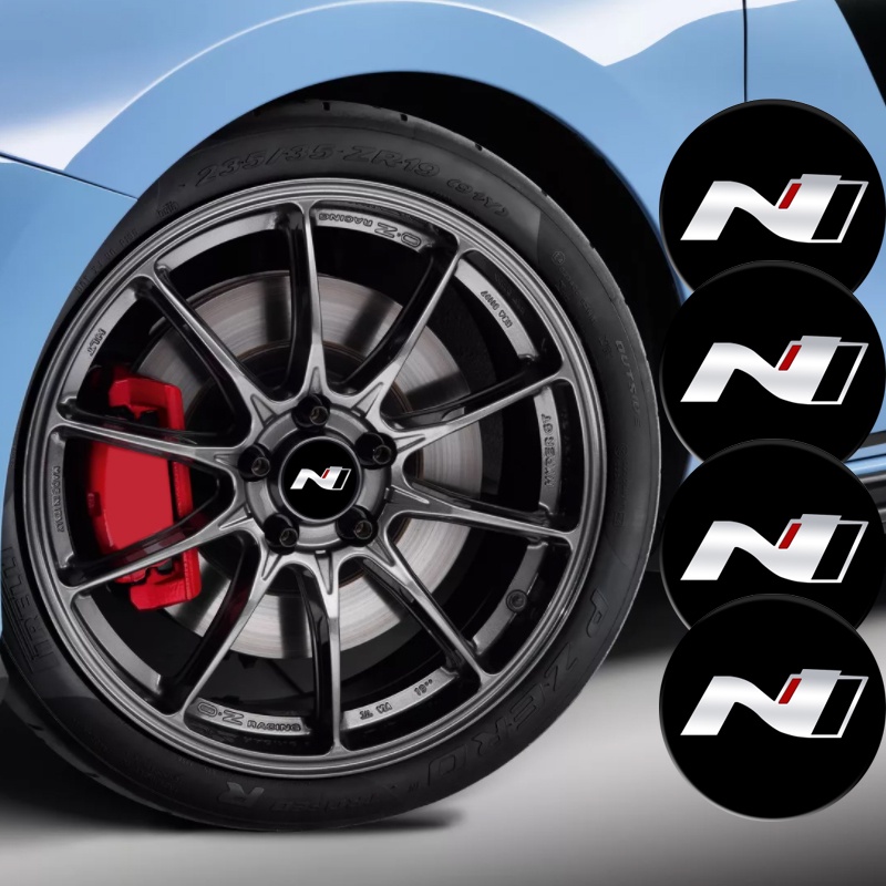 4pcs 56.5mm For Hyundai N N LINE Sonata Elantra Kona Tucson I30 I20 Car ...