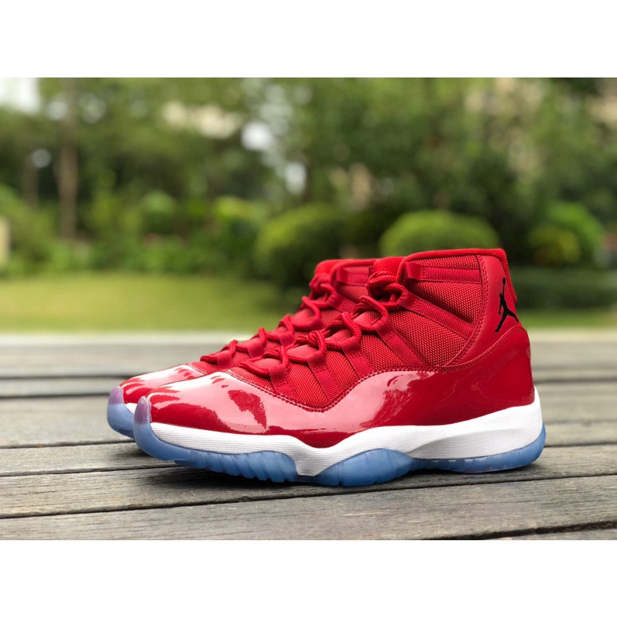 2023ใหม่ ขายร้อน Air Jordan 11 Retro High Bright Red AJ11 รองเท้า ...
