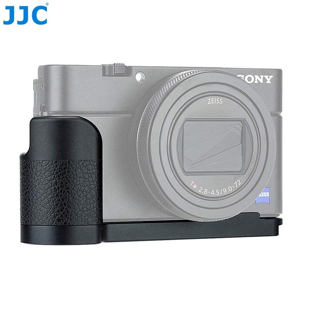 JJC HG-RX100VII มือจับกล้อง อลูมิเนียมไมโครไฟเบอร์ PU หนัง L สำหรับ ...