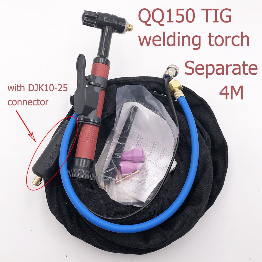 ไฟฉายเชื่อม QQ-150 QQ150 พร้อมตัวเชื่อมต่อ DKJ10-25 ยาว 4 เมตร | Shopee Thailand