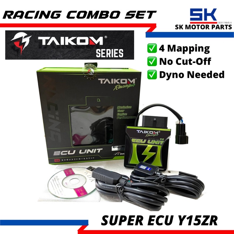 Y15zr Racing Combo TAIKOM(Spec 57-63)-BLOCK LC135 6 ECU Y15 AIR FILTER ...