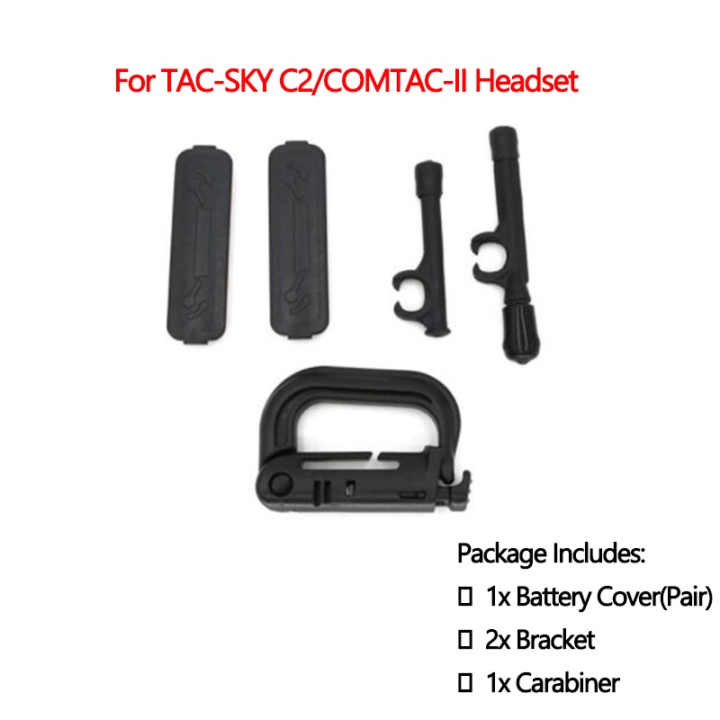 ชุดคาราบิเนอร์ครอบแบตเตอรี่ ลดเสียงรบกวน สําหรับหูฟัง TAC-SKY C2 COMTAC ...