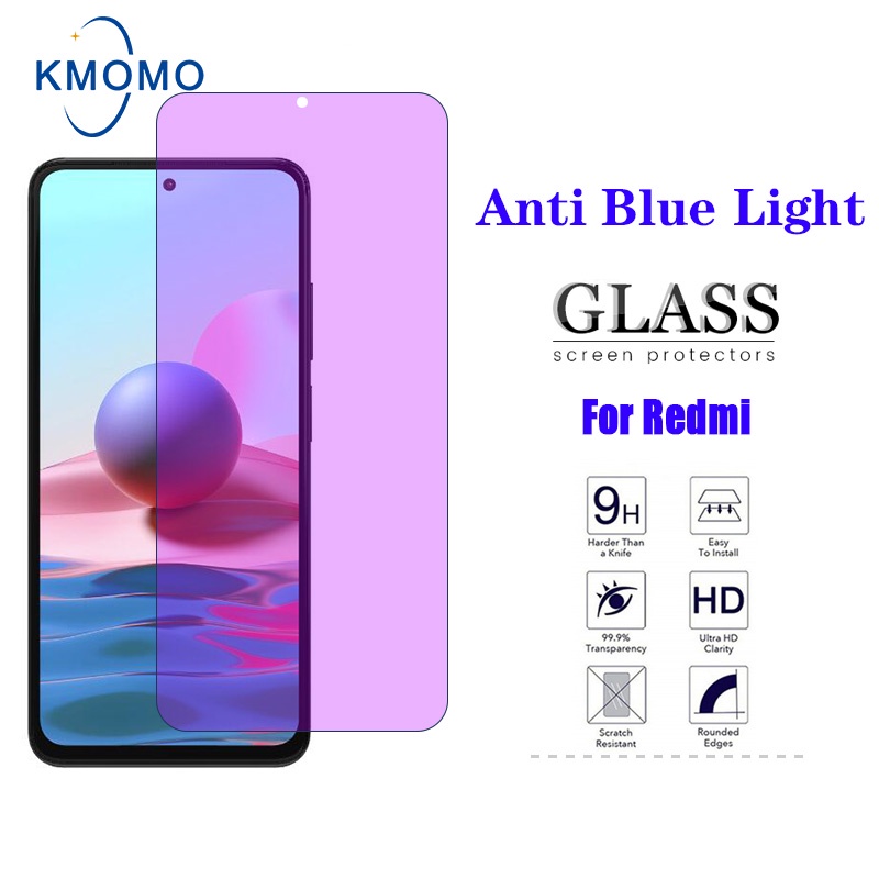 [กันแสงสีฟ้า] กรองแสง สำหรับ ฟิล์มกระจกนิรภัย Xiaomi Redmi 13C 12 12C A2 + A1 10 2022 10A 10C 9 ...