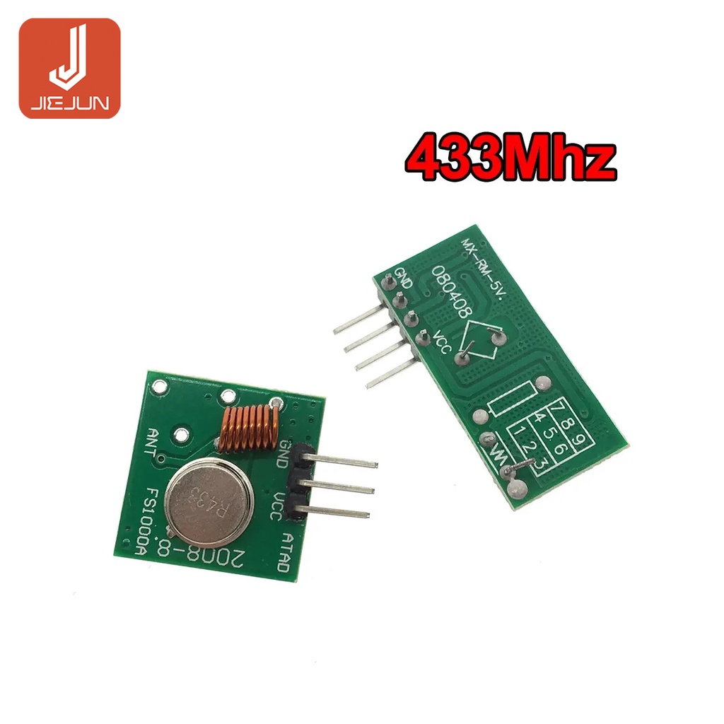 โมดูลรับส่งสัญญาณไร้สาย 315Mhz 433Mhz RF 5V DC สําหรับ Arduino ...