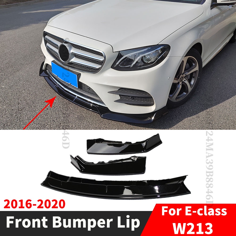 ชุดป้องกันคาง กันชนหน้า สําหรับ Mercedes Benz E class W213 C238 A238 2016-2020 E300 E200 E260 ...