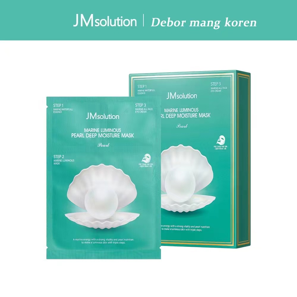 [JMsolution] Marine luminous pearl deep moisture mask pearl | Shopee Thailand