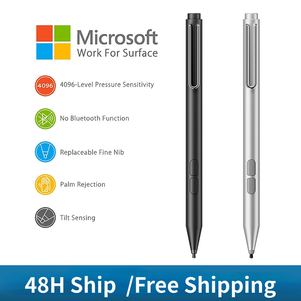 4096 Pressure ปากกา Stylus สําหรับ Microsoft Surface Pro8 Pro X Pro7 ...