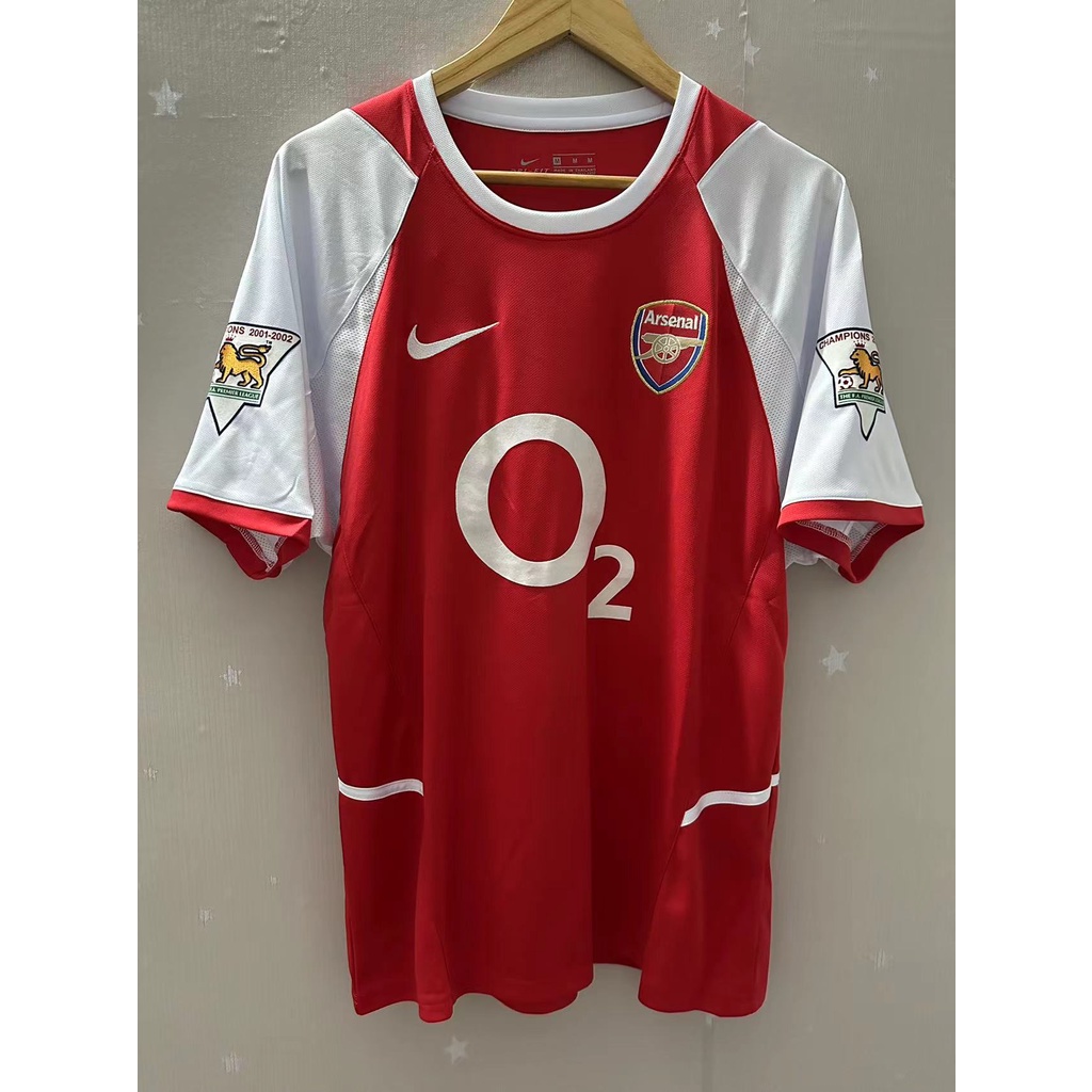 เสื้อกีฬาแขนสั้น ลายทีมชาติฟุตบอล Ars-ena-l HENRY 02-04 ชุดเหย้า คุณภาพ ...