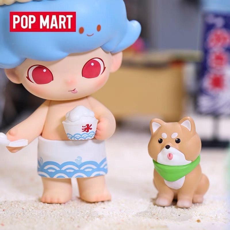 ของเล่นฟิกเกอร์ One Pop Mart dimoo Shaved Ice Food Elevator สําหรับเด็ก ...