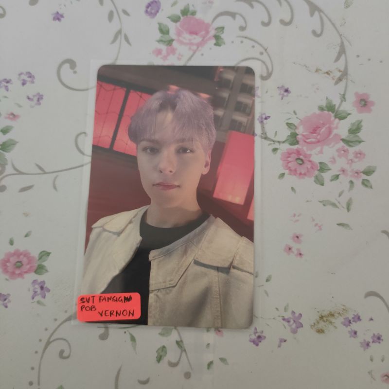 Seventeen FANSIGN VERNON DK โฟโต้การ์ด อย่างเป็นทางการ | Shopee Thailand